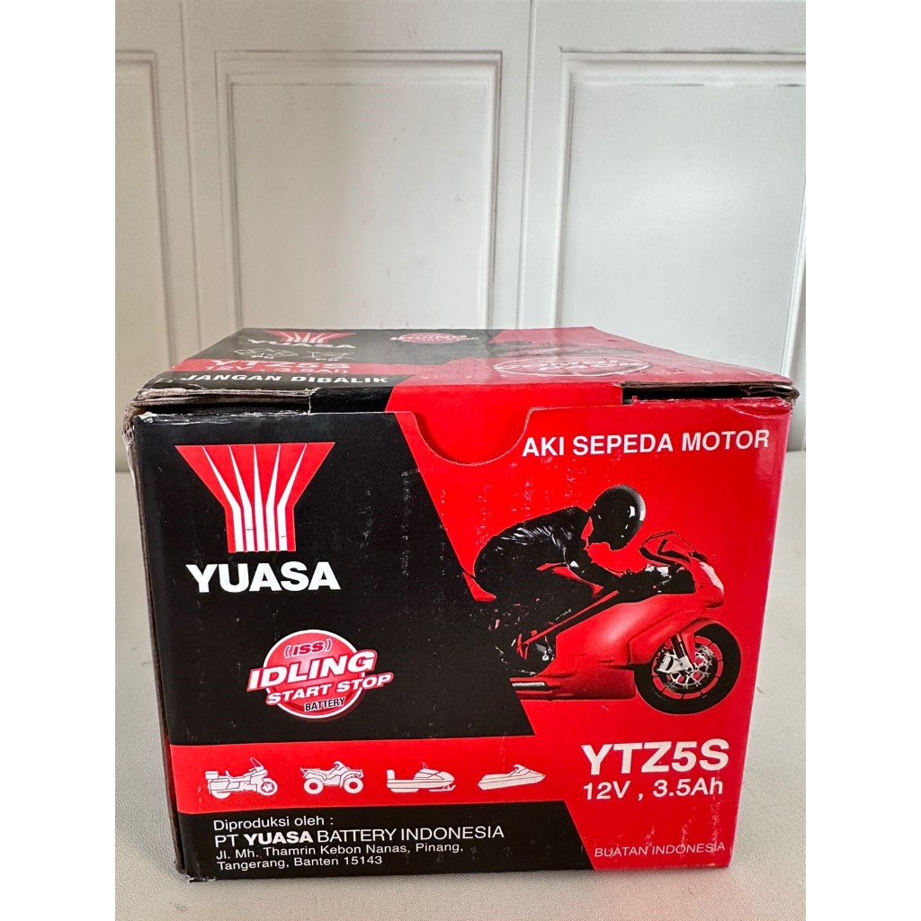Jual AKI/ACCU YTZ5S/12V-3,5 AH/AMPER (AKI KERING) YUASA 100% ORIGINAL | Shopee Indonesia