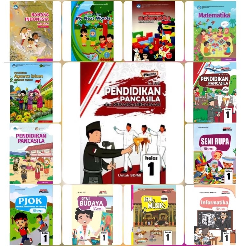 Jual Pelajaran Kurikulum Penggerak/Merdeka Kelas 1 SD Diknas (Kumer ...