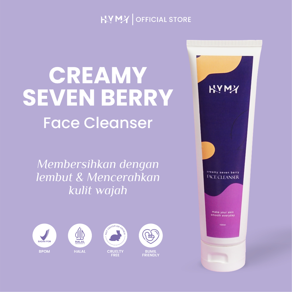 Jual Sabun Muka Kulit Kusam Dan Berminyak | HYMY Creamy Seven Berry ...