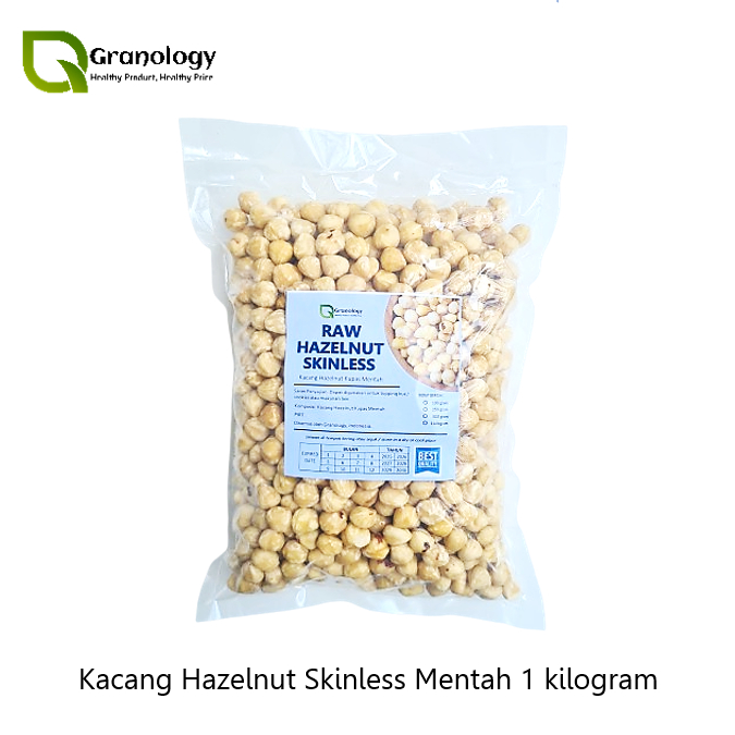 Jual (RAW) Hazelnut Kupas Skinless Mentah / Raw Peeled Hazelnut - 1 ...