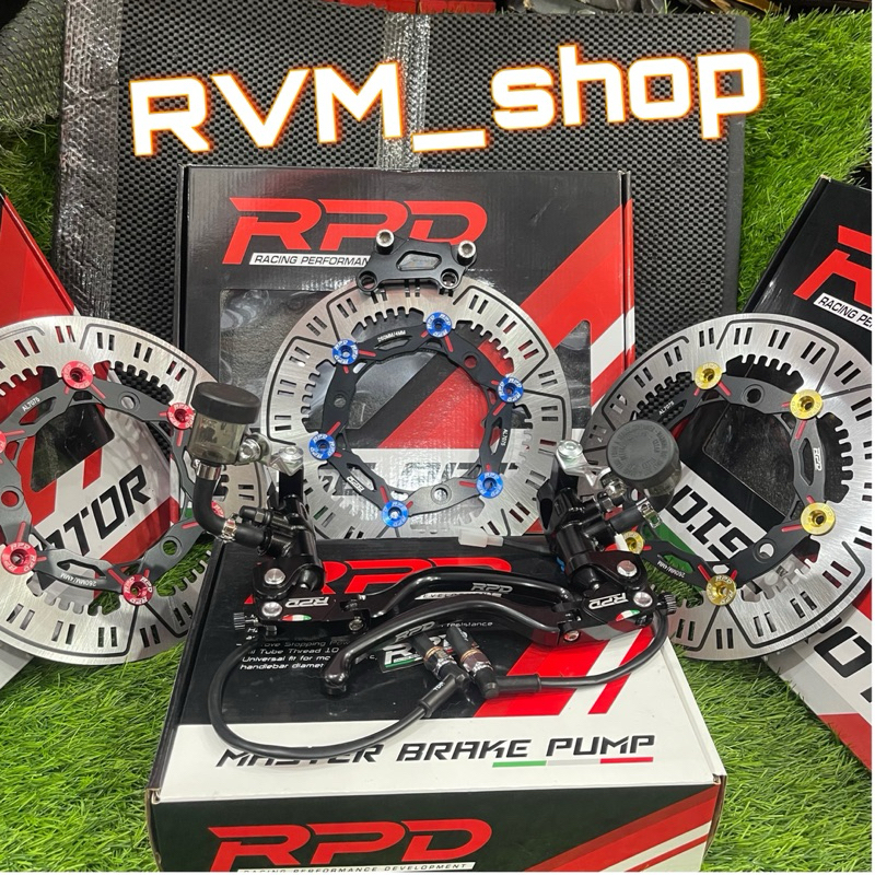 Jual PAKETAN SET MASTER REM RPD RADIAL 17MM/16MM+DISC BRAKE RPD MATRIX ...