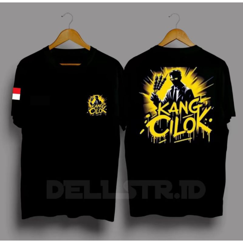 Jual KAOS KANG CILOK CORAK KUNING | Shopee Indonesia