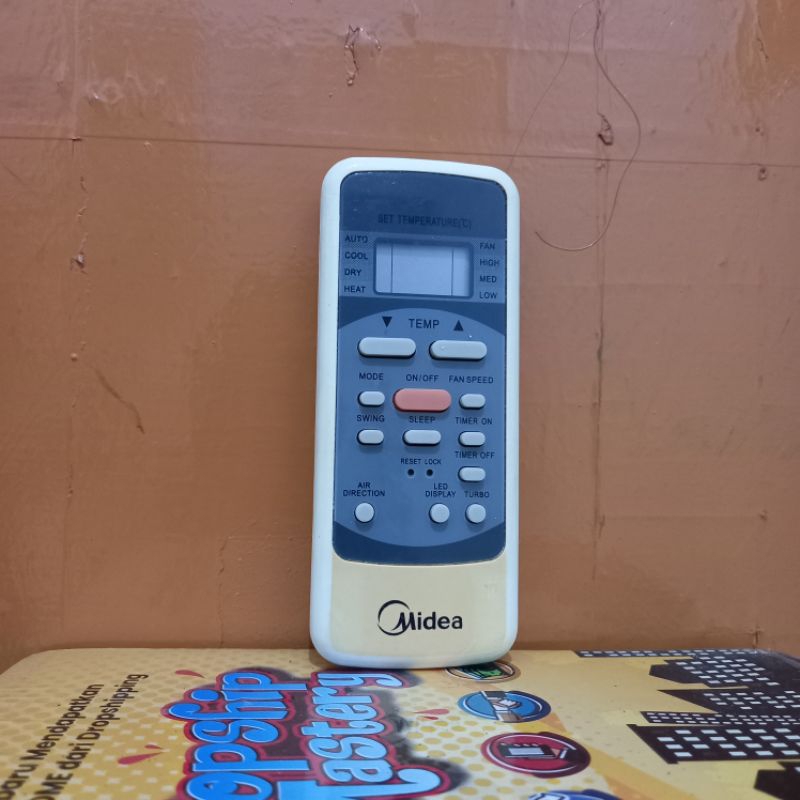 Jual REMOTE ORIGINAL AC MIDEA SERI R51M-E | Shopee Indonesia