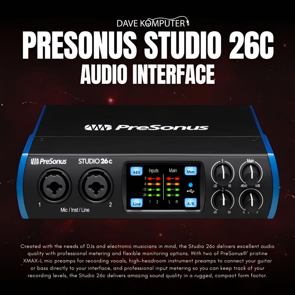 Jual Presonus Studio 26C Audio Interface | Shopee Indonesia