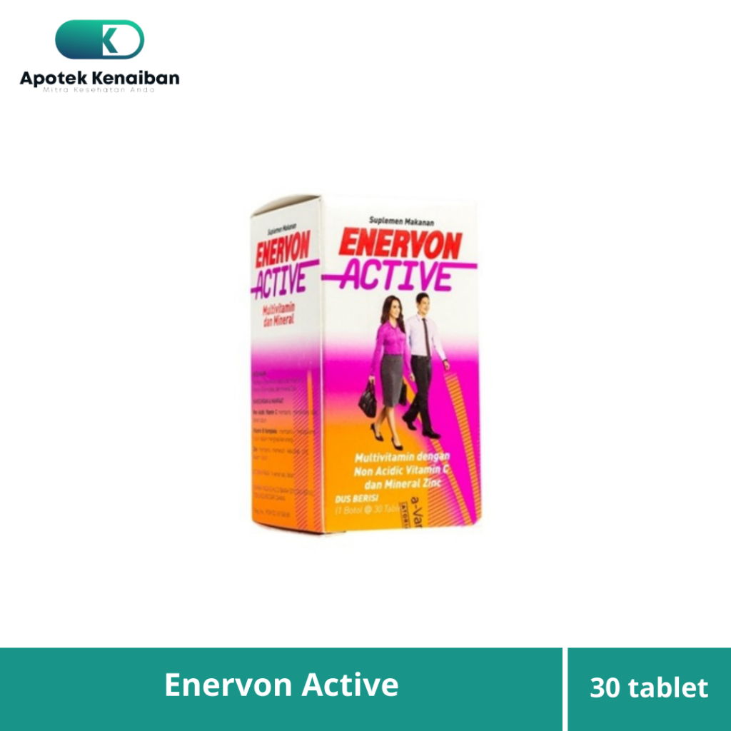 Jual ENERVON ACTIVE 1 BOTOL 30 TABLET | Shopee Indonesia