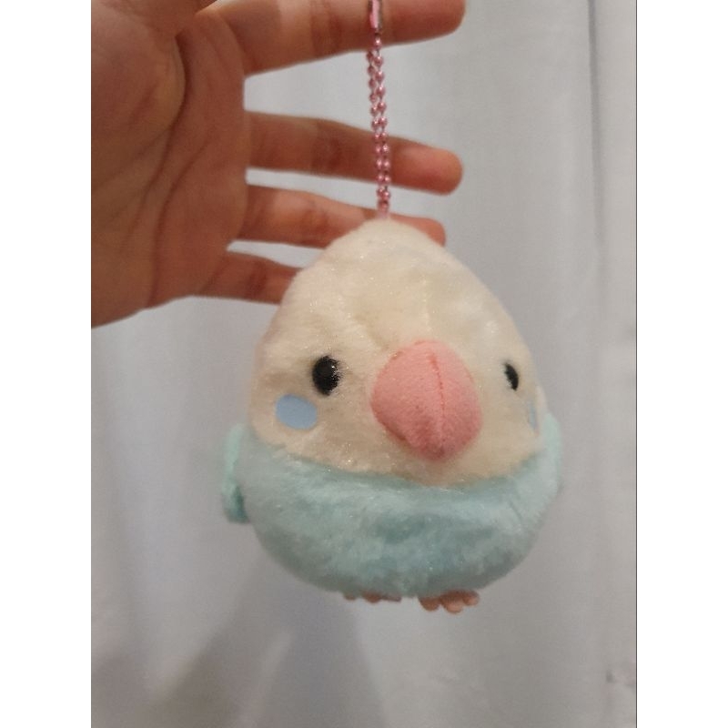 Jual Amuse Keychain Boneka Burung Biru Muda Kepala Putih | Shopee Indonesia