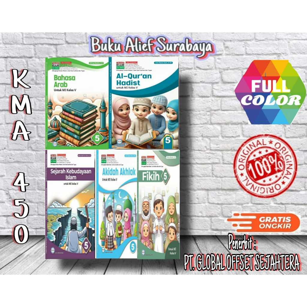 Jual Buku Paket Siswa Kelas 5 SD/MI KMA - 450 Kurikulum Merdeka PT. GLOBAL OFFSET SEJAHTERA ...