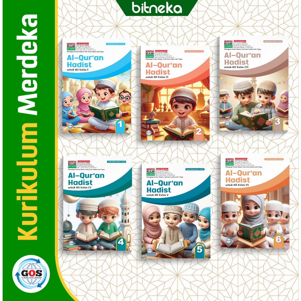 Jual Buku Siswa GOS Al Quran Hadis SDI/MI K-Merdeka KMA-450 - Global Offset Sejarahtera | Shopee ...