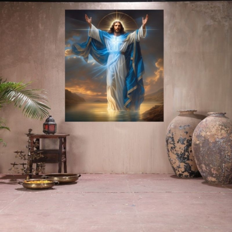 Jual POSTER CETAK, TUHAN' YESUS, HIASAN DINDING,BISA COD | Shopee Indonesia