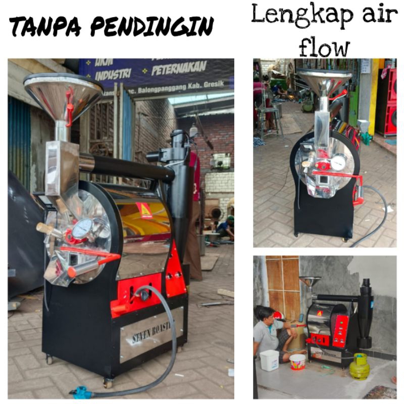 Jual MESIN ROASTING 5KG/SANGRAI KOPI TANPA PENDINGIN TAPI DILENGKAPI AIR FLOW | Shopee Indonesia
