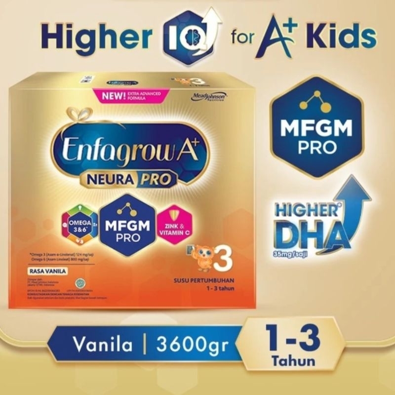 Jual Enfagrow A+ 3 3600g Vanila ED 12 - 2026 | Shopee Indonesia