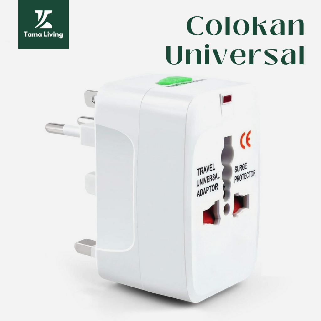Jual TAMA LIVING Colokan Listrik Universal Adaptor International 3 in 1 ...