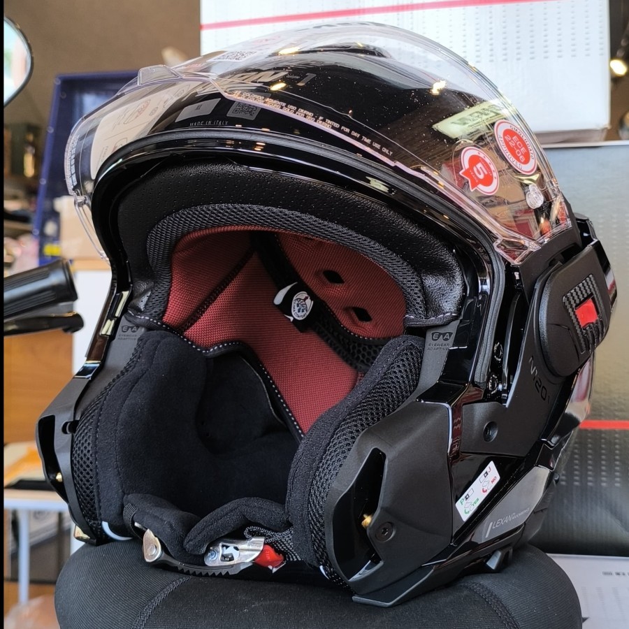 Jual Helm Modular Nolan N120 N 120-1 Classic Gloss Black | Shopee Indonesia