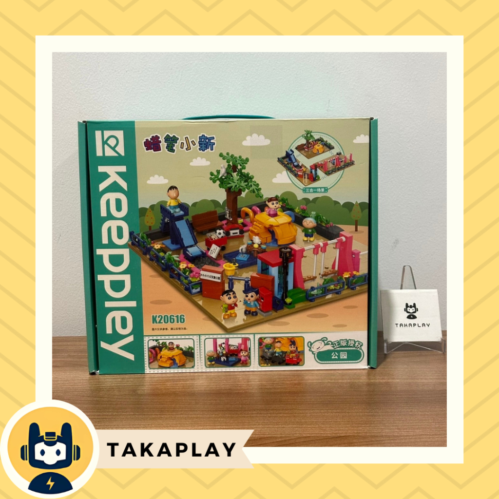 Jual Mainan Keeppley Bricks Crayon Shinchan K20616 Park Playground Play ...