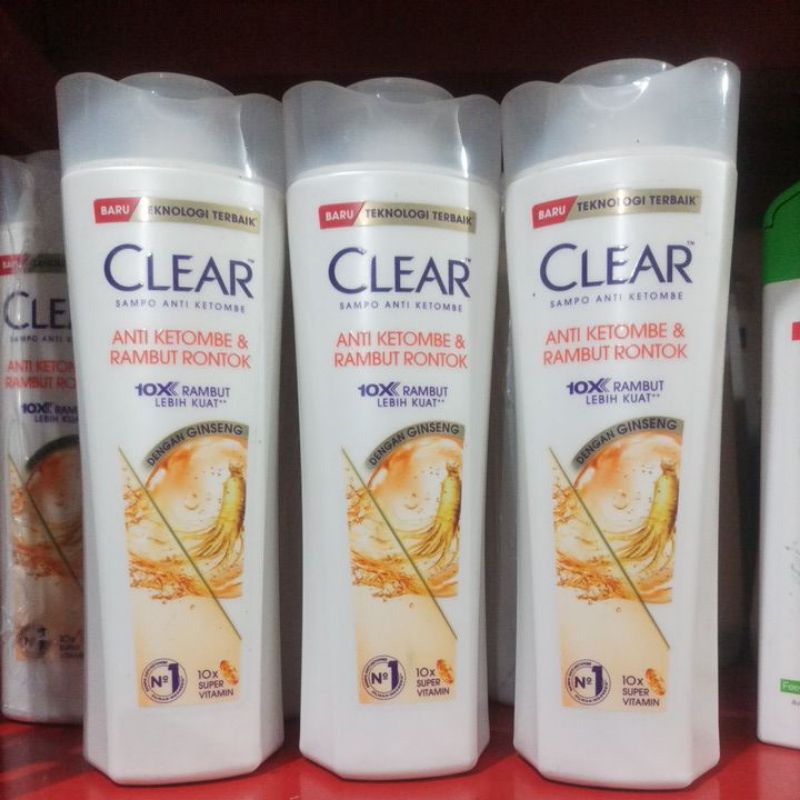 Jual CLEAR SHAMPO ANTI KETOMBE & RAMBUT RONTOK 300ML | Shopee Indonesia