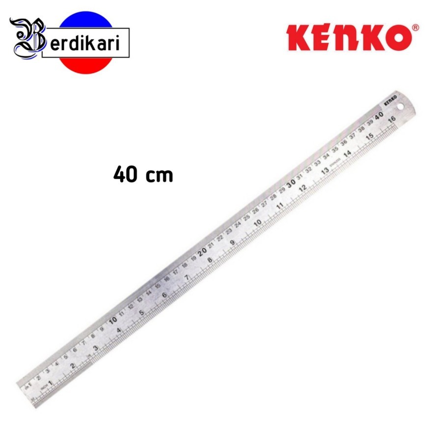 Jual Kenko Stainless Steel Ruler / Penggaris Besi 40 cm | Shopee Indonesia