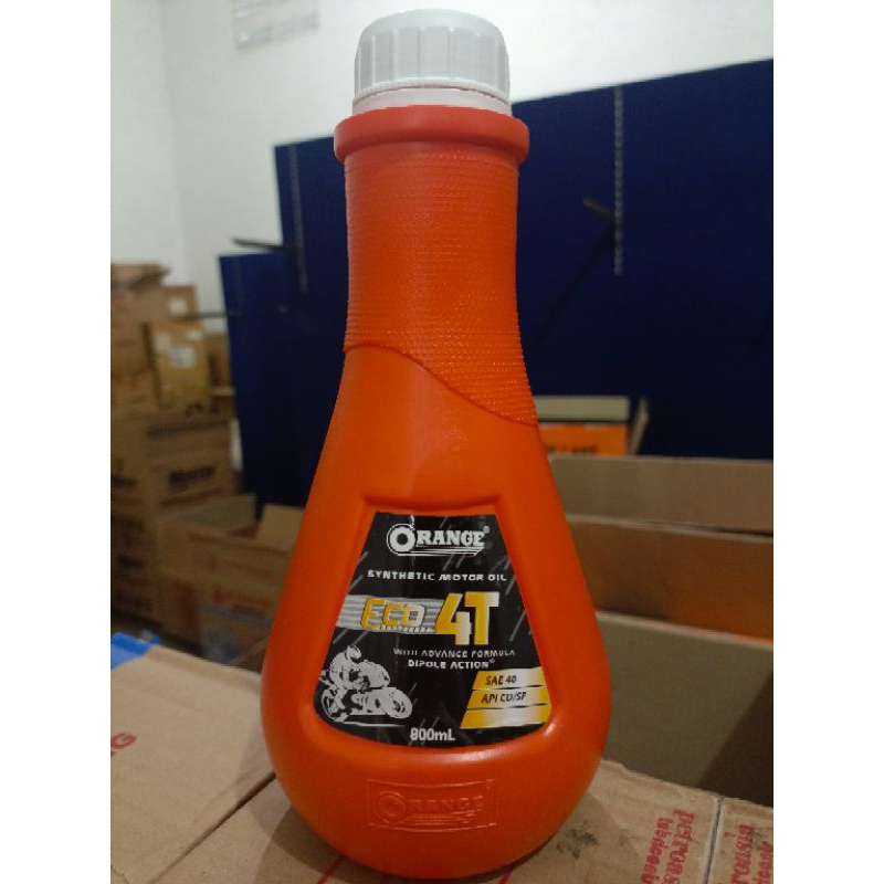 Jual Oli Mesin Orange 4T ECO Sae40 800ML | Shopee Indonesia