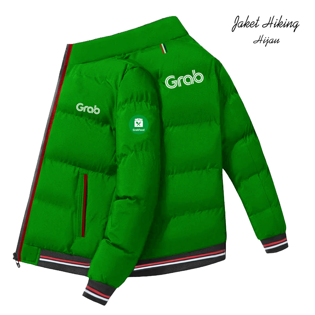 Jual Jaket Pria Ojol Grab Taslan terbaru 2024 / Jakey Ojol Terbaru ...