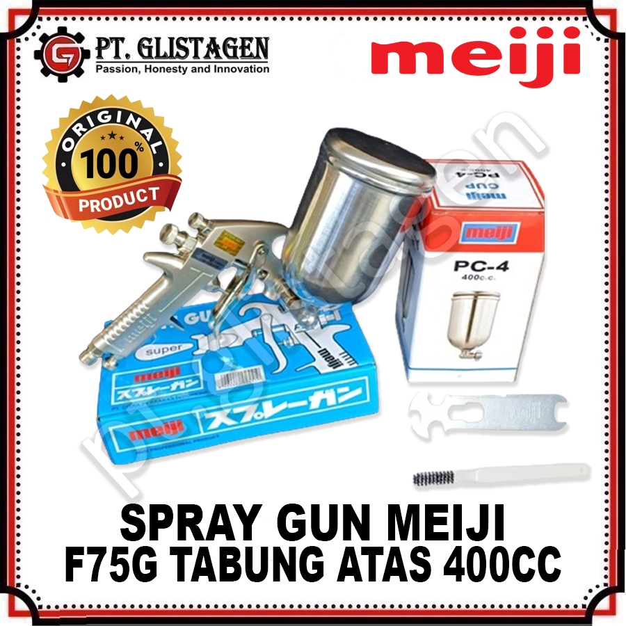 Jual MEIJI F75G Mesin Cat Semprot Spray Gun F75G Tabung Atas MEIJI ...