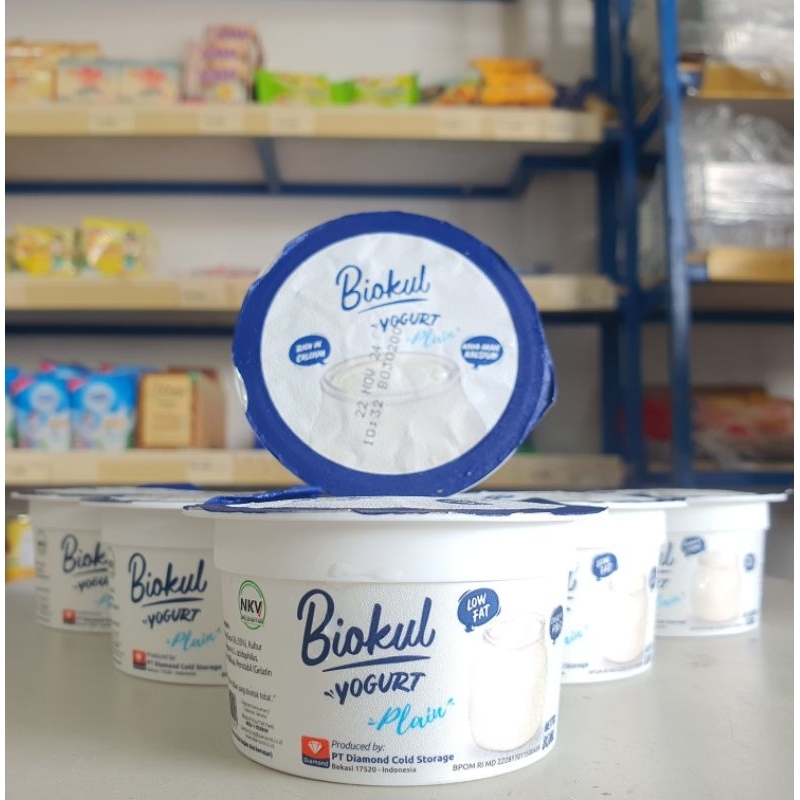 Jual Diamond Yoghurt Biokul 80Ml / Biokul Yoghurt Plain / Yoghurt Tawar ...