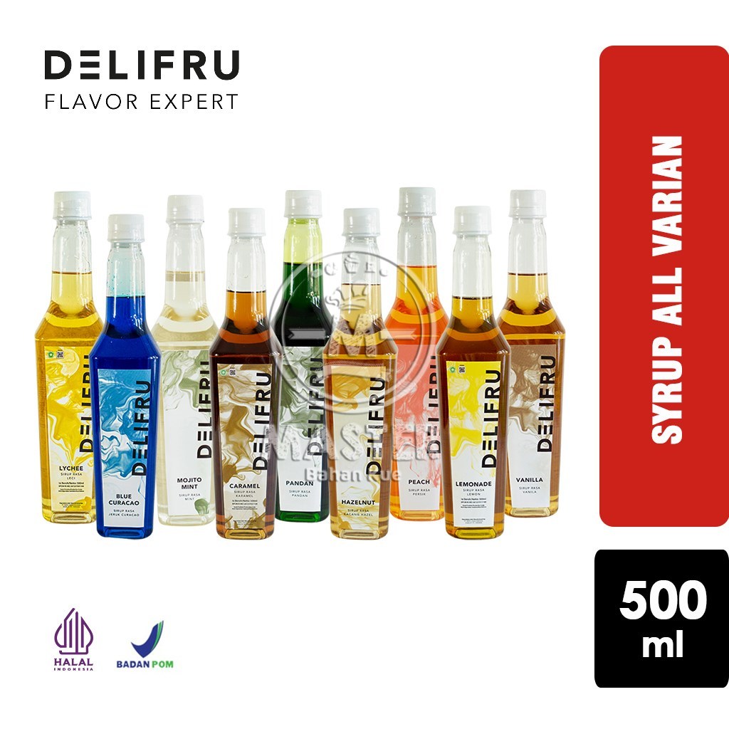 Jual Sirup Delifru All Varian Flavoured Syrup Delifru Flavor Expert ...