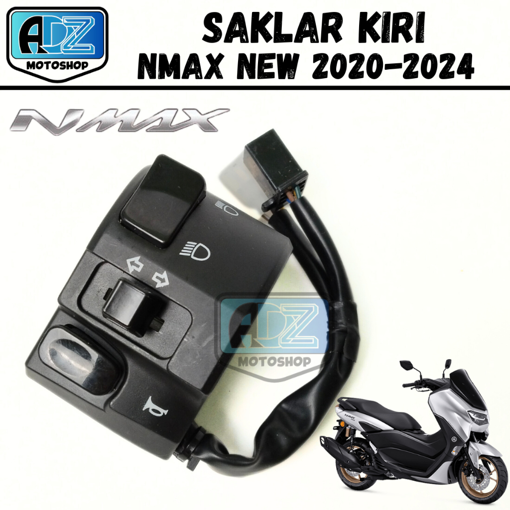 Jual SAKLAR KIRI NMAX NEW 2020 / TOMBOL SWITCH HOLDER KIRI TOMBOL ...