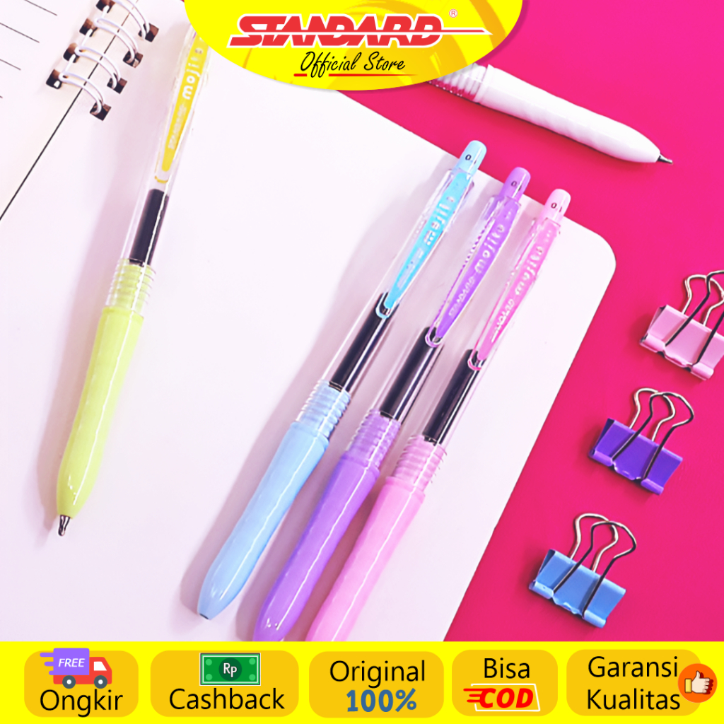 Jual Standard - Pulpen Mojito 0.3 Isi 6 Pcs ( Alat Tulis / Pen ...