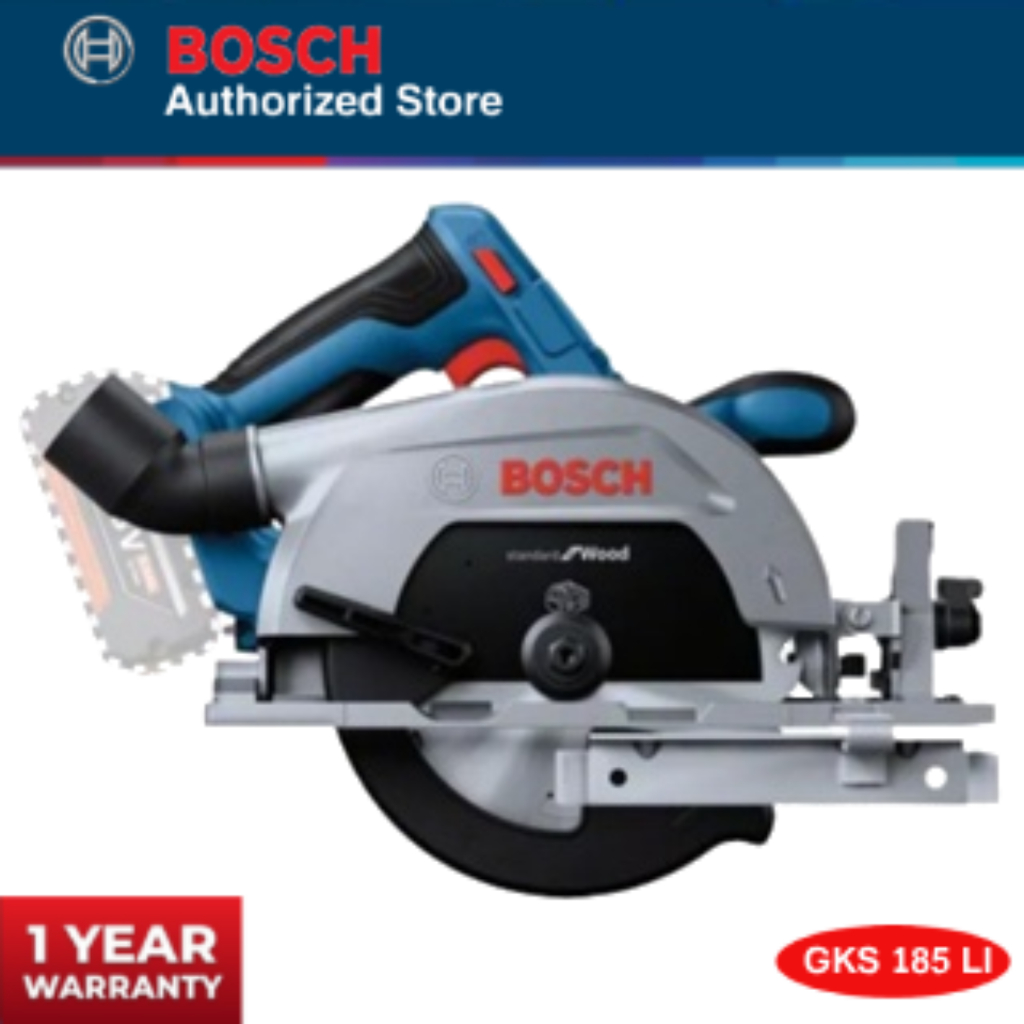 Jual Bosch GKS 185 Li Brushless Cordless Circular Saw 6.5" (Unit Only ...