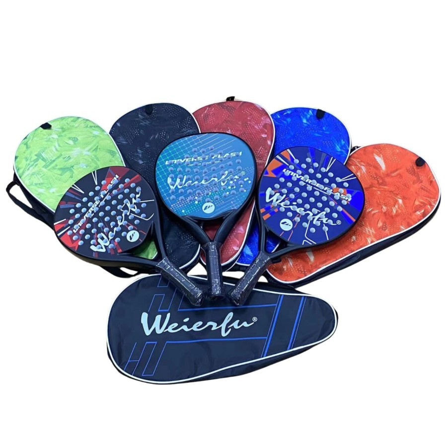 Jual Padel Racket Padelball WEIERFU Raket Padle Full Carbon Fiber EVA ...