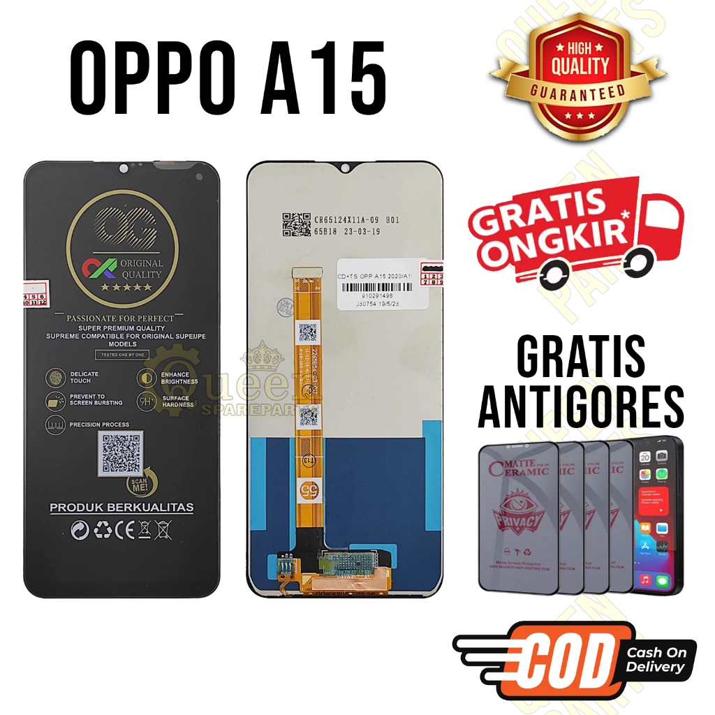 Jual Lcd Touchscreen OPPO A15 Original OEM Lcd OPPO A15 Fullset GRATIS ...