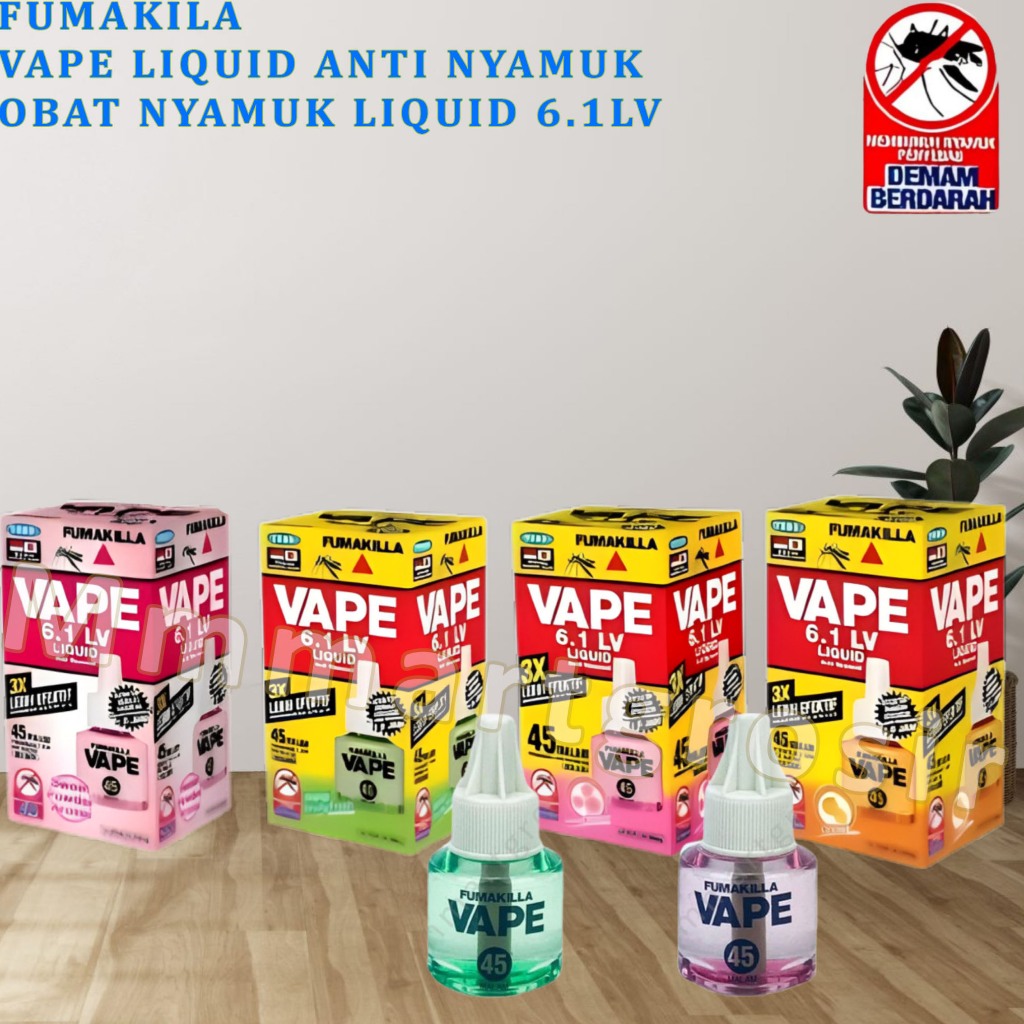 Jual Fumakilla / Obat Nyambuk Vape Liquid / Vape Anti Nyamuk / 6.1LV ...