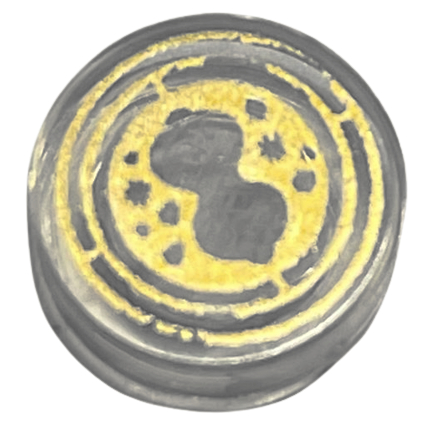 Jual Lego Trans - Clear Part 98138pb285 Tile, Round 1 x 1 with ...