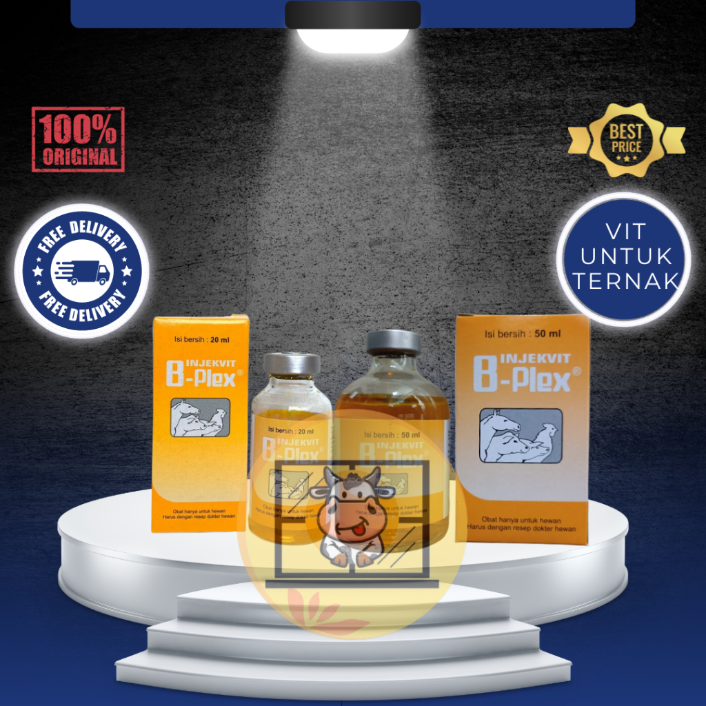 Jual INJEKVIT B PLEX 20 ml dan 50 ml - Vitamin B Complex Untuk Ternak ...