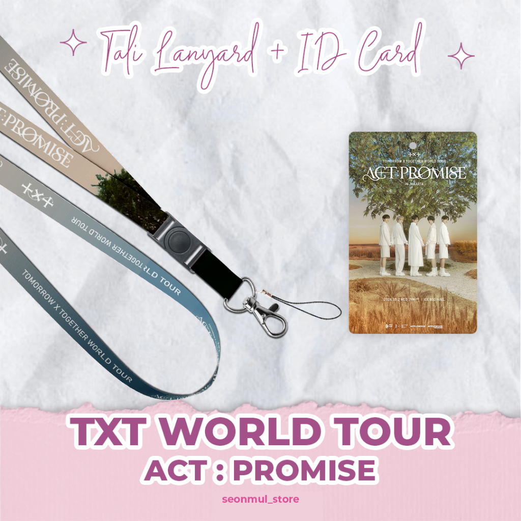 Jual LANYARD + ID CARD TXT WORLD TOUR IN JAKARTA / TALI HP CAHOL PC ...