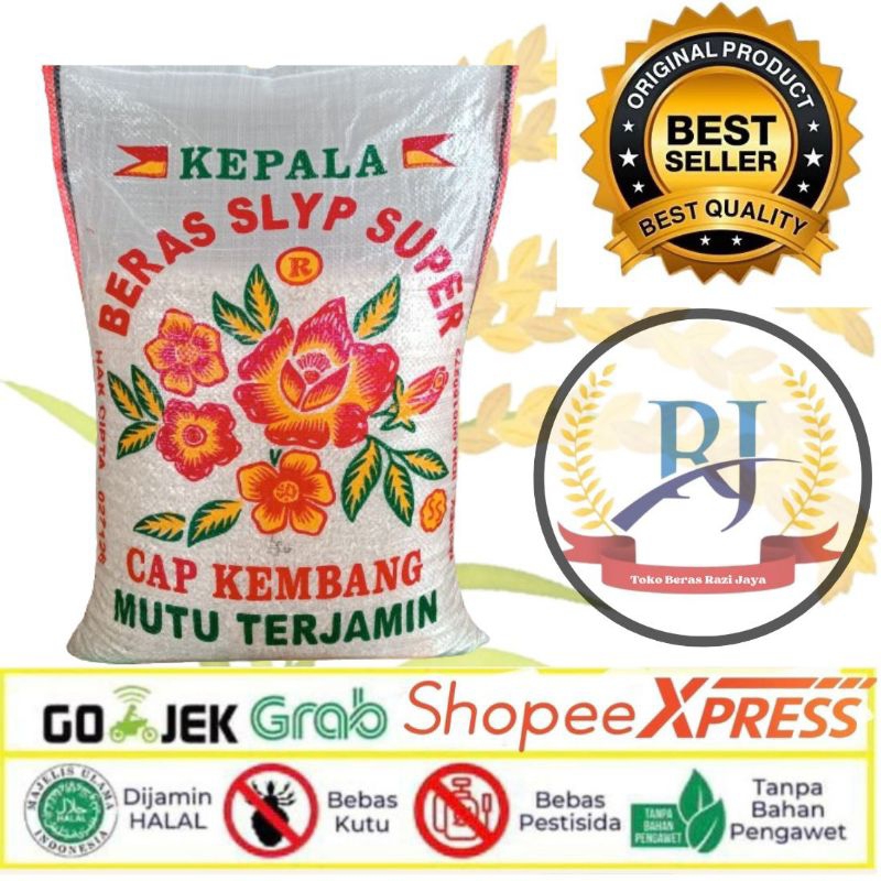 Jual Beras Cap Bunga Kembang 5KG/10KG/20KG | Shopee Indonesia