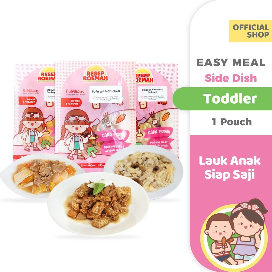 Jual Resep Roemah Lauk Anak Siap Saji / Ready To Heat Kids Meal / Siap ...