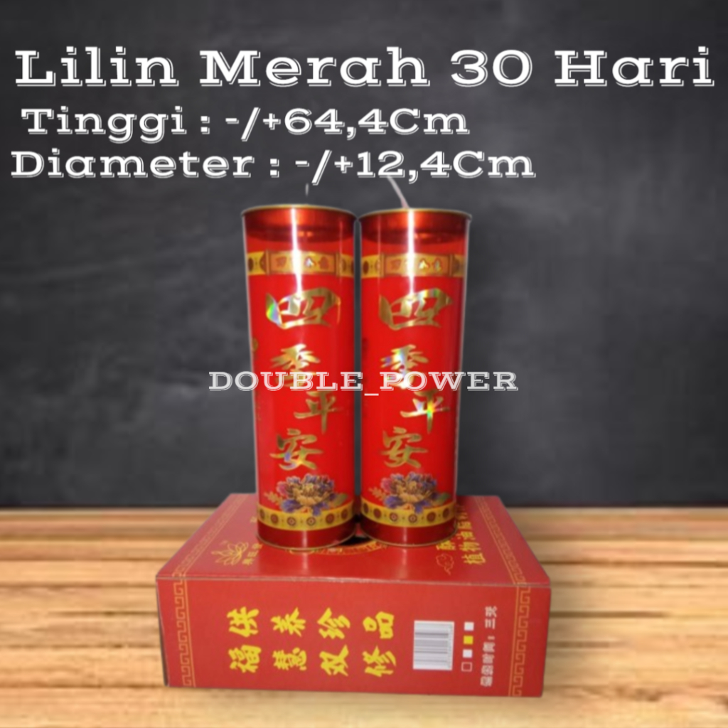 Jual Lilin Merah 30 Hari Lilin Sembahyang Lilin Doa 1 Set | Shopee ...