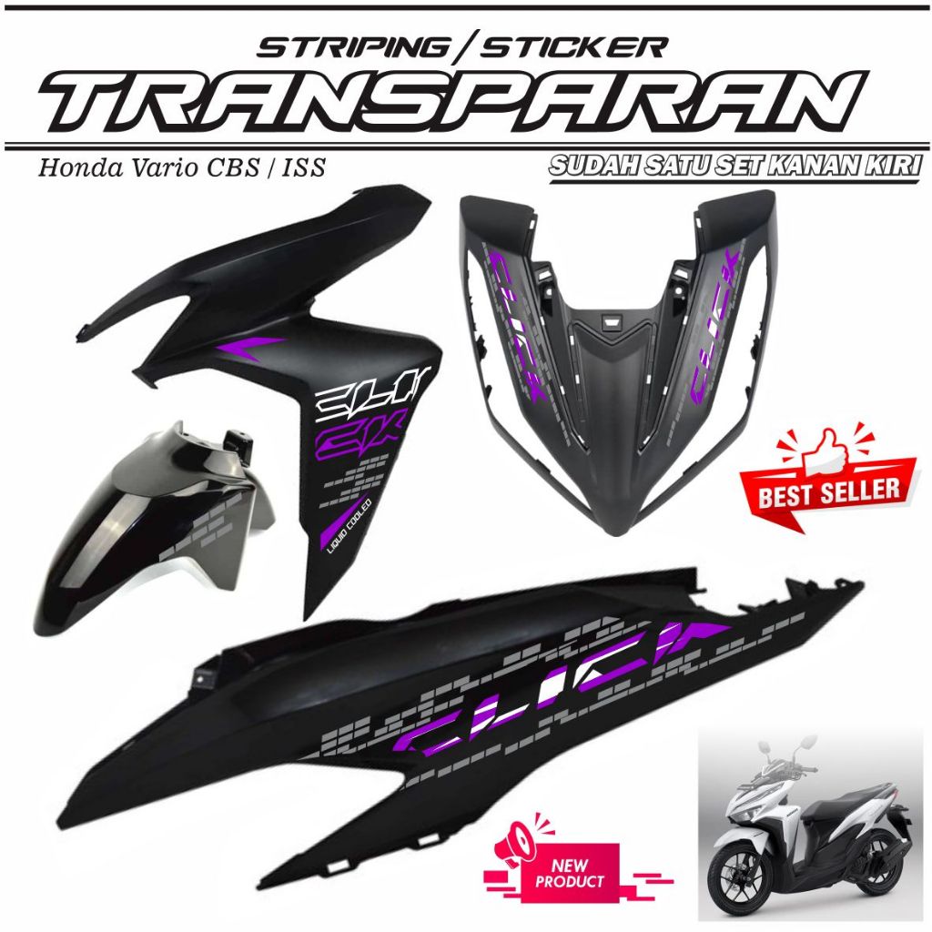 Jual STICKER STRIPING BENING VARIO NEW 125&150 2018 -2021 CLICK 2024 ...