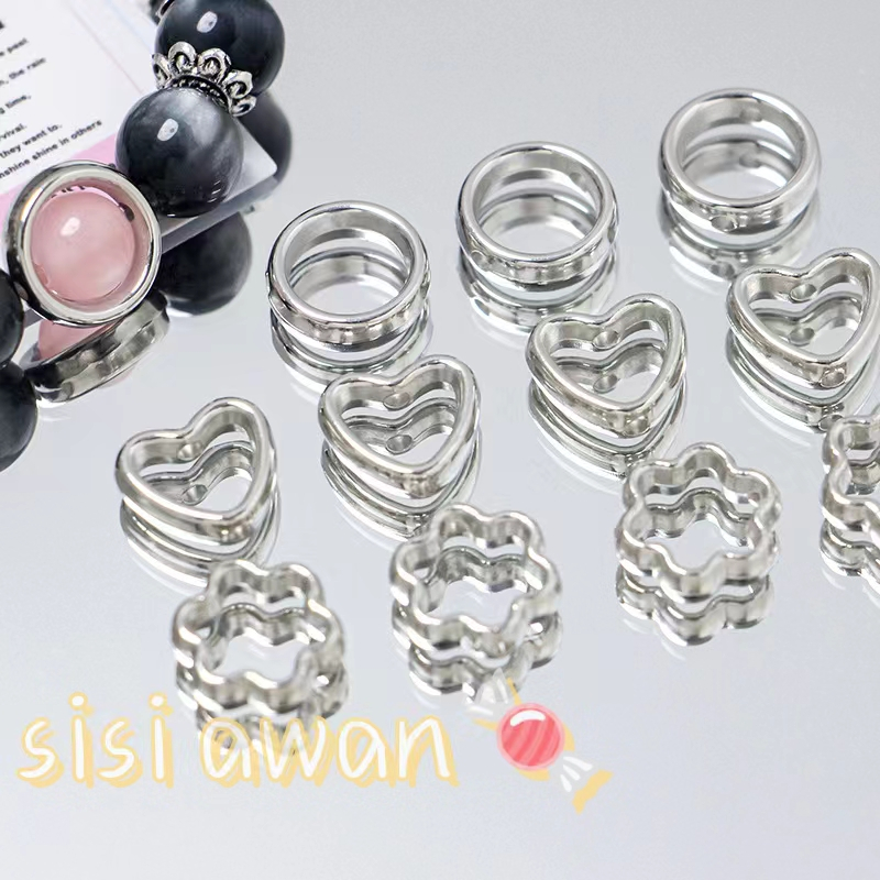 Jual 【20PCS】Manik Manik| Manik-Manik Pandora Bolong Bisa Di Isi Manik ...
