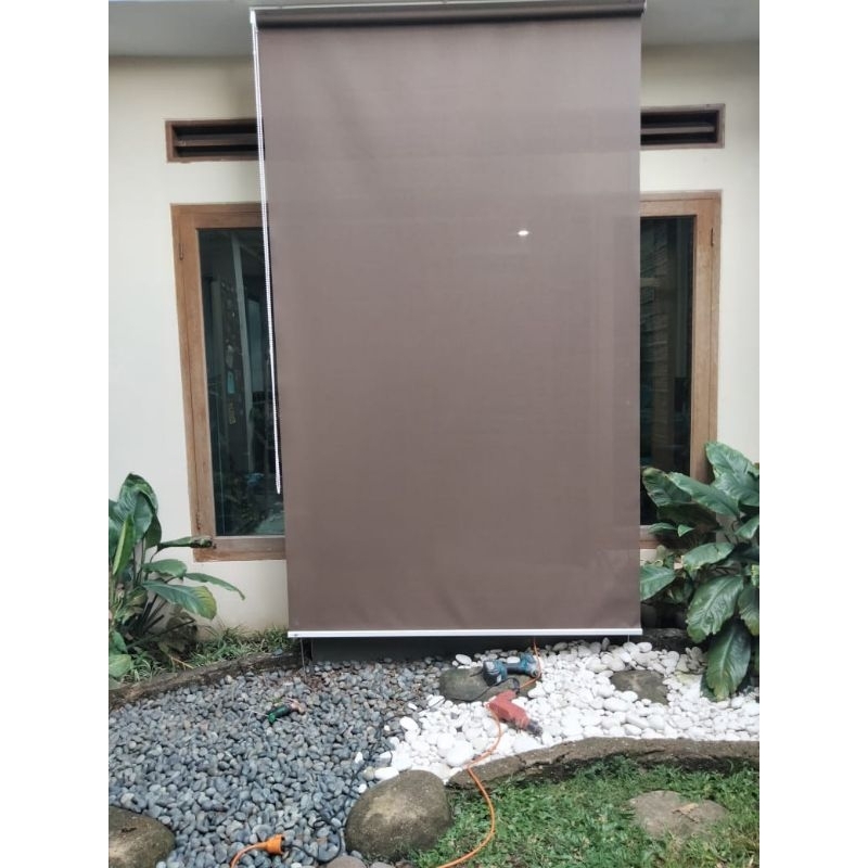 Jual tirai Roller Blinds out dor /Tahanan sinar matahari dan tahanan ...