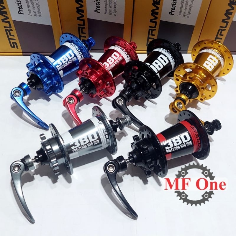 Jual Hub Depan Strummer MT380 / HM380 QR 100 32H MT 380 HM 380 Bearing ...