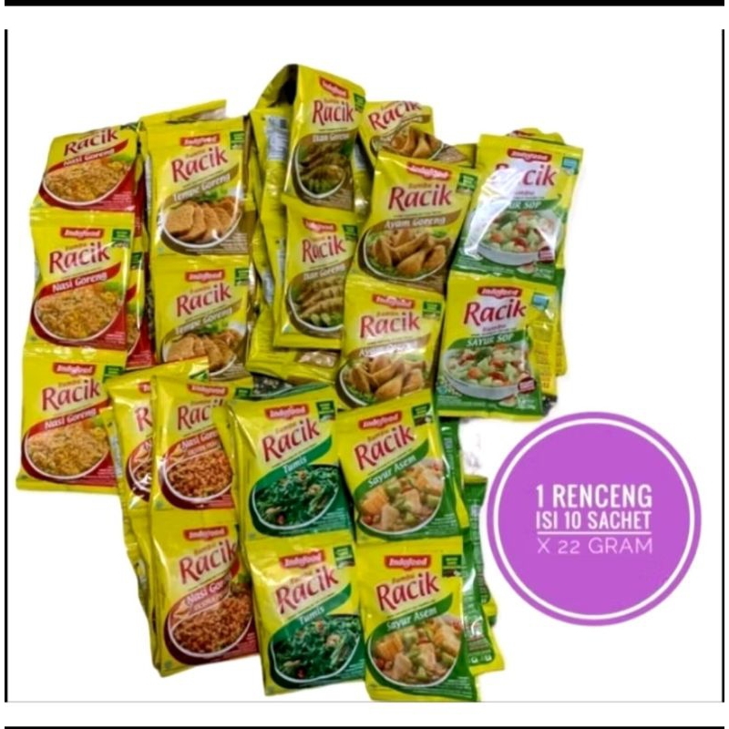 Jual Bumbu Racik indofood macam2 varian 1renceng isi 10. | Shopee Indonesia