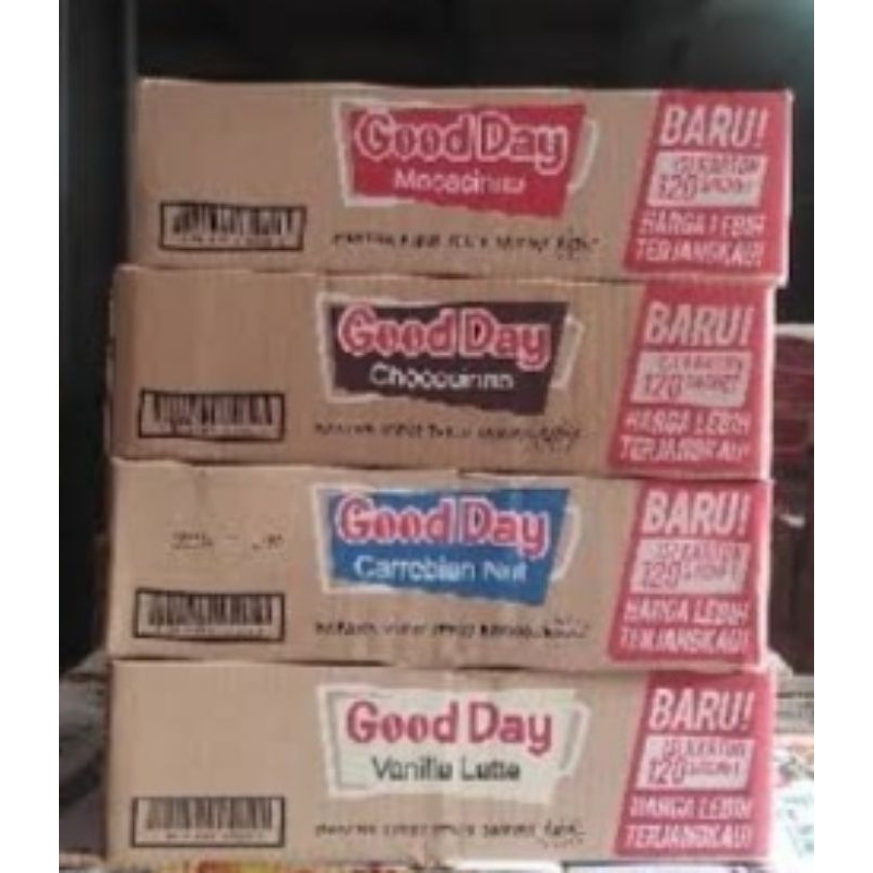 Jual GOOD DAY ALL VARIAN RASA 1 DUS ISI 12 RENCENG | Shopee Indonesia