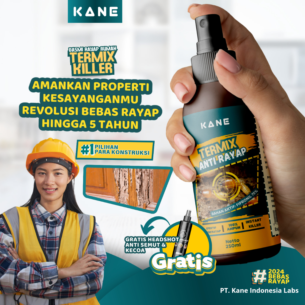 Jual Anti Rayap Semprot 250ml Melindungi Properti Hingga 5 Tahun ...