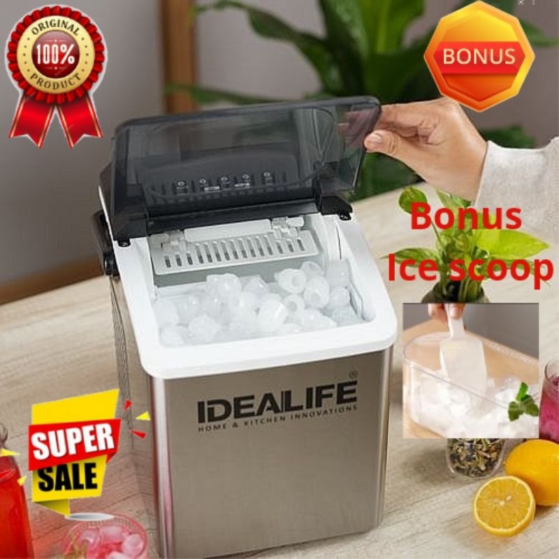 Jual IDEALIFE - Ice Maker - Pembuat Es Batu (IL-121) | Shopee Indonesia