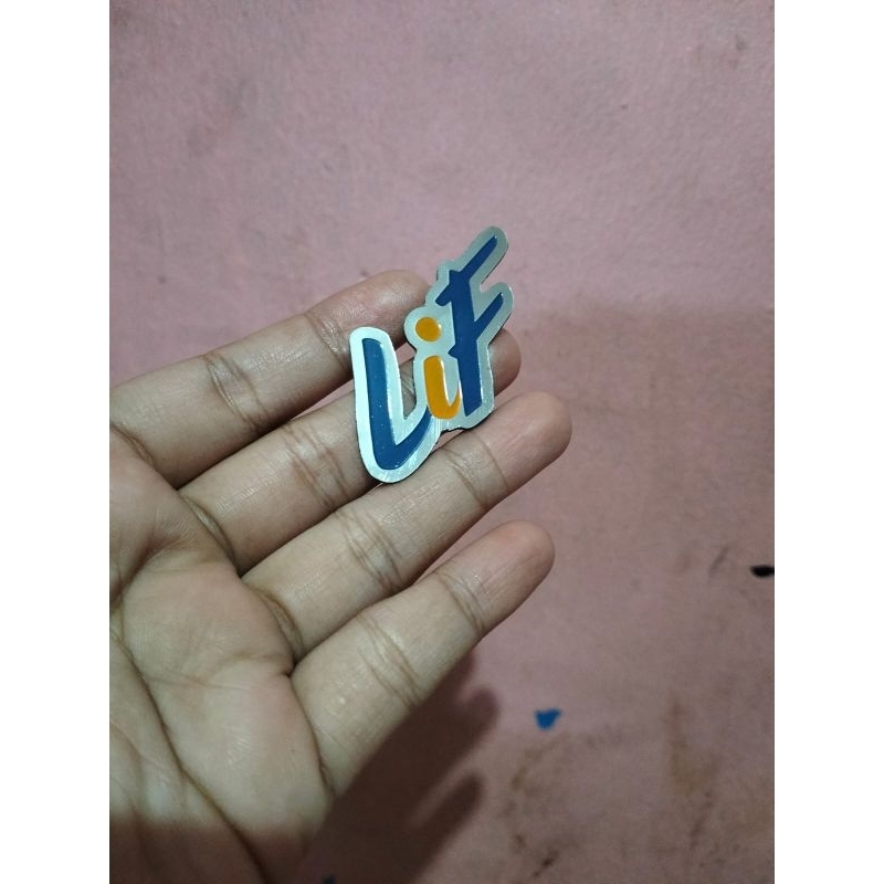 Jual pin custom logo dan nama bahan stainless | Shopee Indonesia