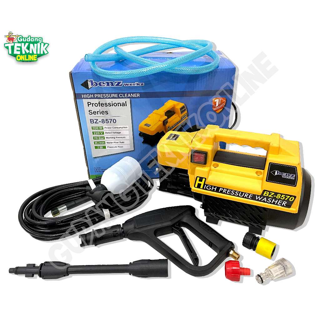 Jual Mesin Cuci Motor Mobil Steam BENZ BZ8570 / Jet Cleaner Listrik ...