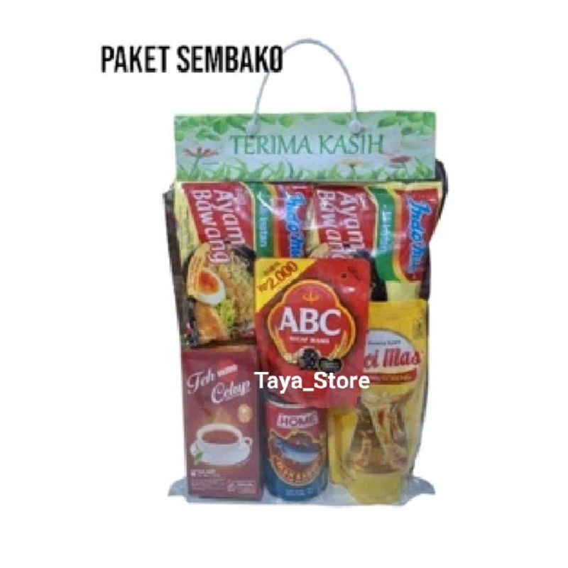 Jual Paket Sembako Hemat / Hampers Sembako (LABEL COSTUM) | Shopee Indonesia