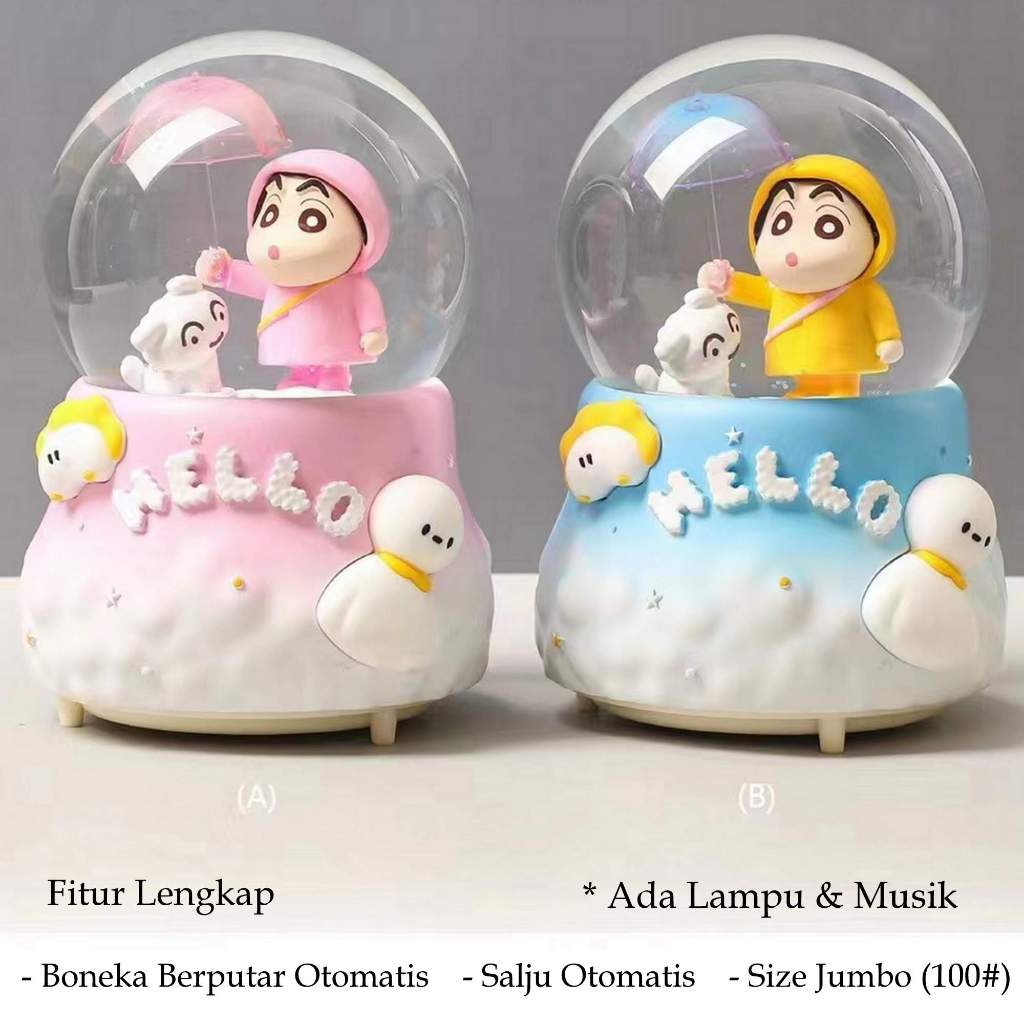 Jual Fitur Lengkap Premium Snowball Size Jumbo / Pajangan Bola Musik ...