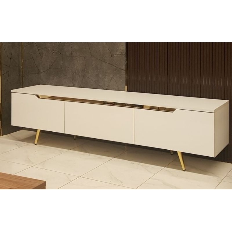 Jual meja tv modern minimalis kaki besi | Shopee Indonesia